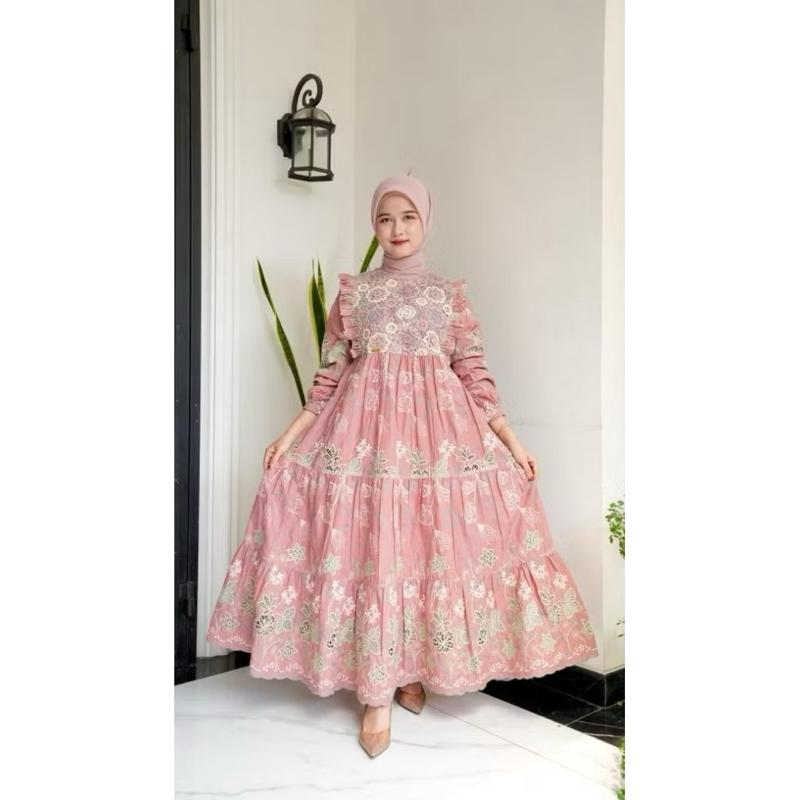 Midi salvina katbol motif kerancang maket - Shop | Tokopedia