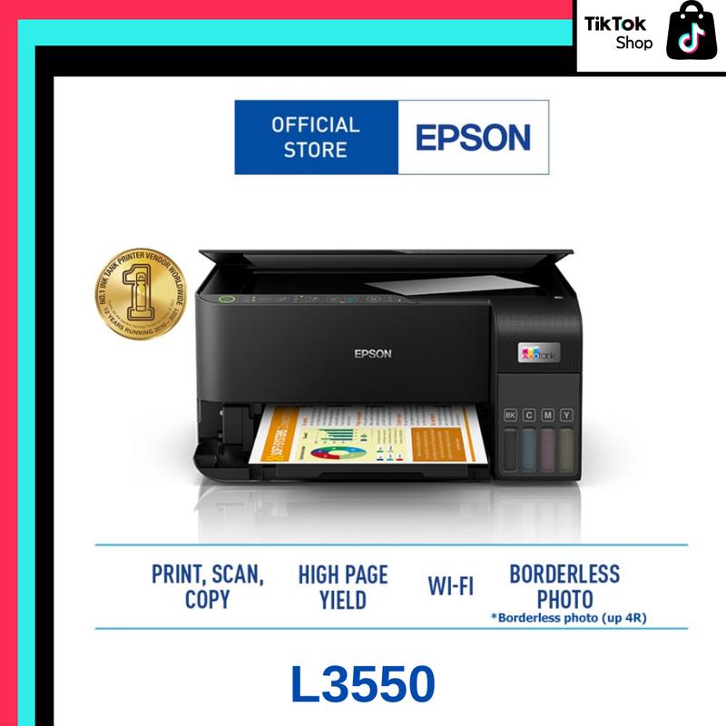 Printer Epson EcoTank L3550 Ink Tank - Shop | Tokopedia