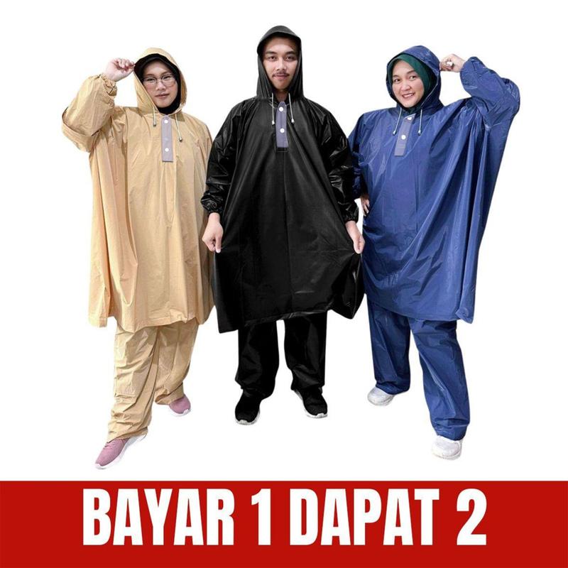 [PAKET HEMAT] JAS HUJAN PONCO CELANA modern DEWASA BAYAR 1 DAPAT - Shop ...
