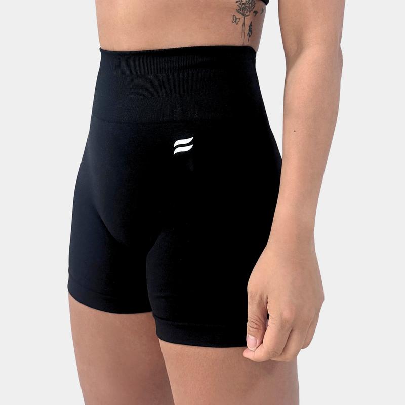 CoreFIT Seamless Shorts in Black - TikTok Shop Singapore