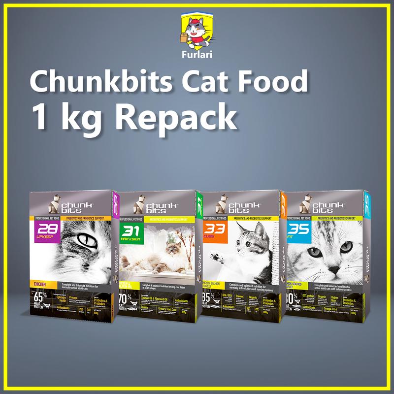 Chunkbits Cat Food 1 kg Repack Chunk Bits 28 Upkeep / 31 Hai - TikTok ...