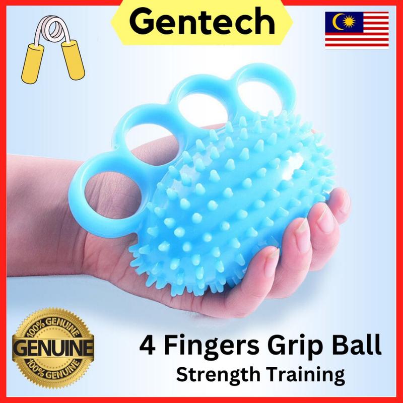 4 Fingers Rubber Massage Ball TPR Spike Ball Sport Fitness Hand ...