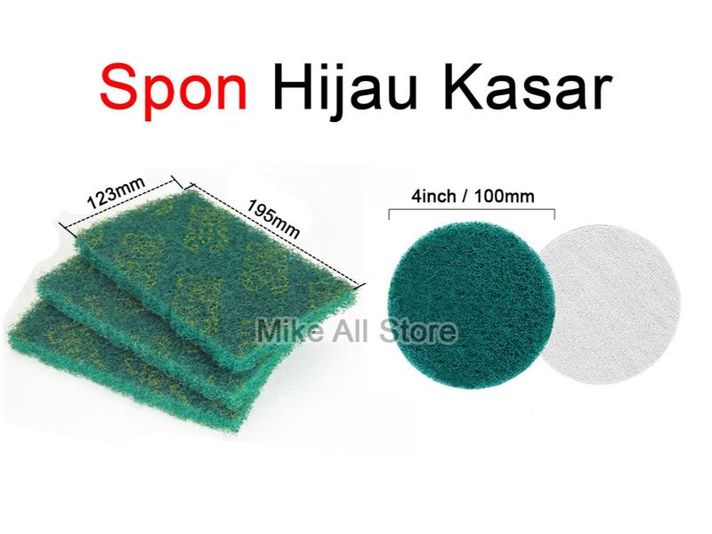 Spon Hijau Kasar Amplas Stainless Lembaran - Shop | Tokopedia