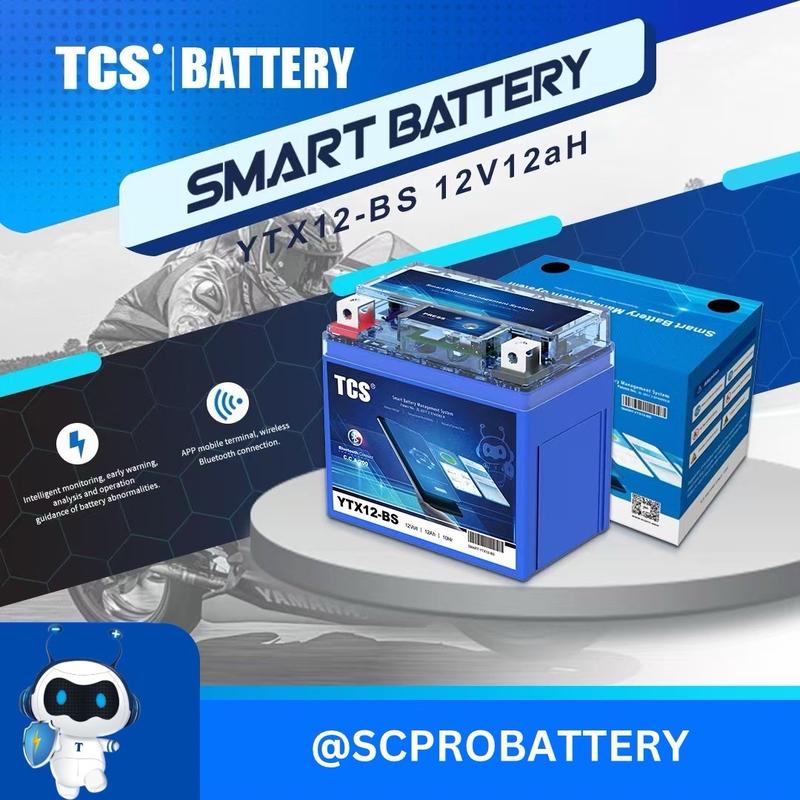 Sc Pro Battery HIGH QUALITY TCS SMART Motorcycle W Battery Bateri ...