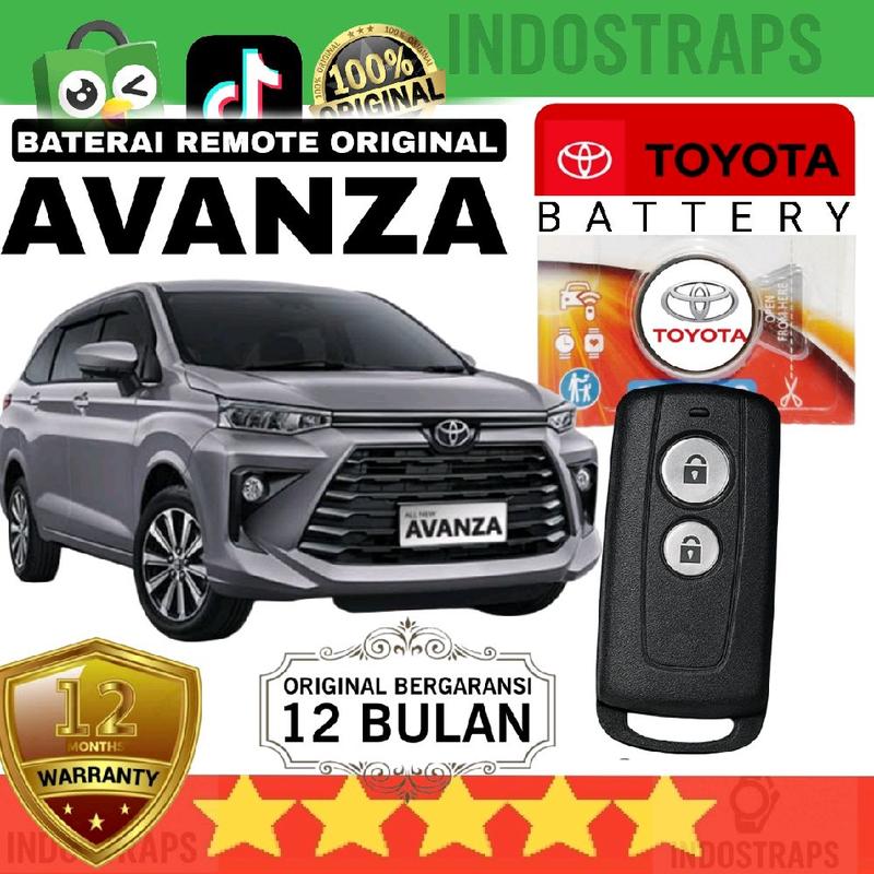 Baterai remote mobil Toyota All new Avanza Veloz Veloz terbaru original ...
