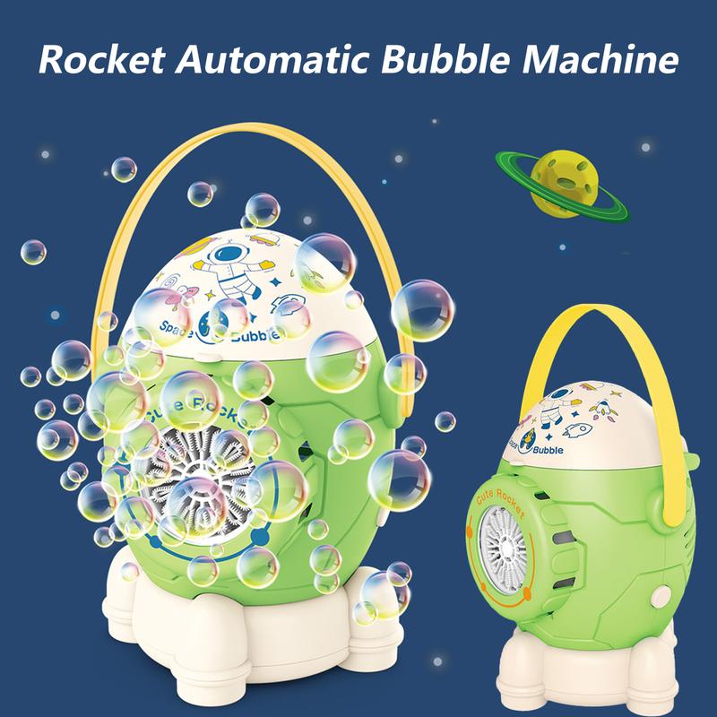 Rocket Automatic Bubble Machine Bubble Maker Fun Bubble Blower ...