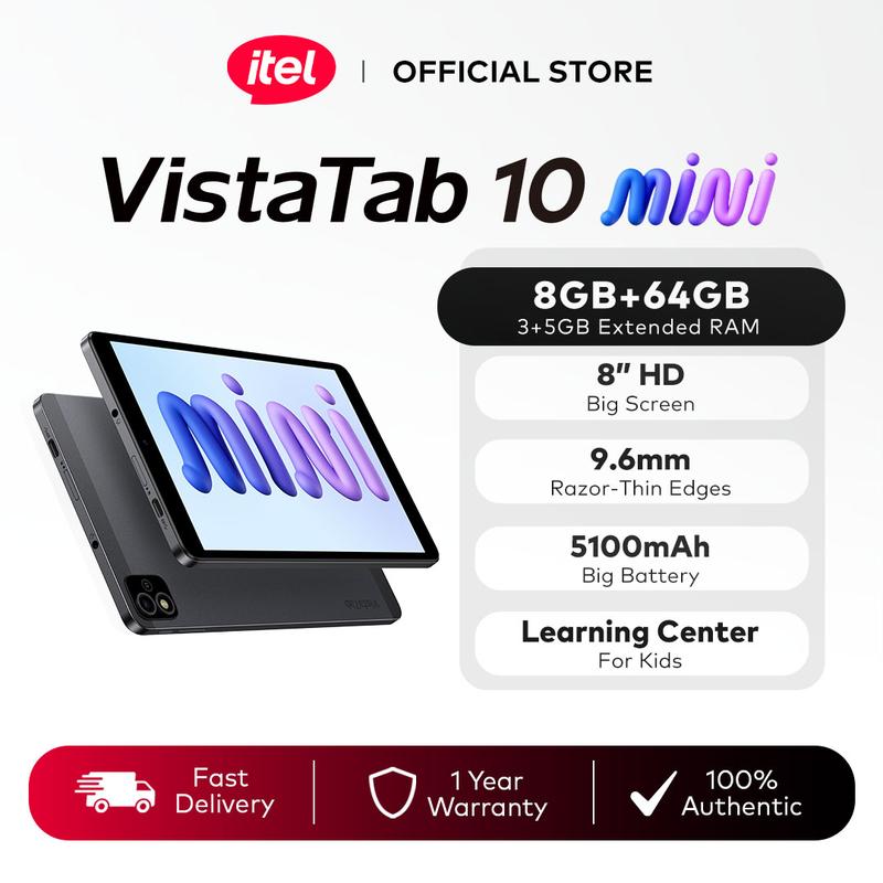 itel VistaTab 10 MINI (3GB+64GB) 8" HD 4G 5100mAh Battery an - TikTok ...