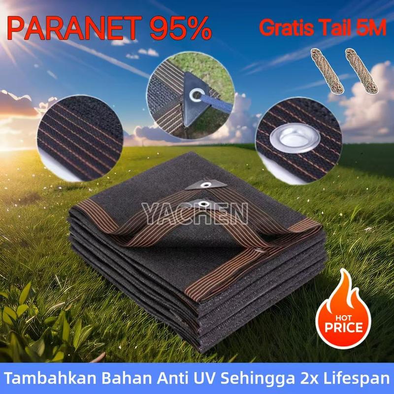 95% PARANET Hitam kepadatan tinggi Sunshade Net/UV dan tahan - Shop ...