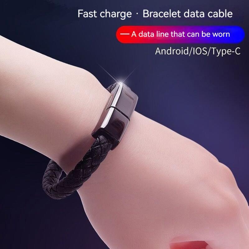Creative bracelet data cable is suitable for Apple Apple Lightning ...