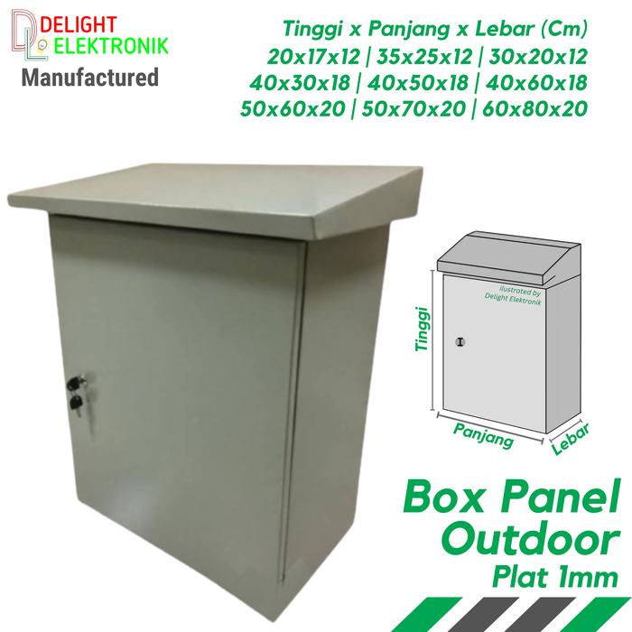 Jual BOX PANEL OUTDOOR 30x20 40x30 40x50 40x60 50x60 50x70 60x80 1mm ...