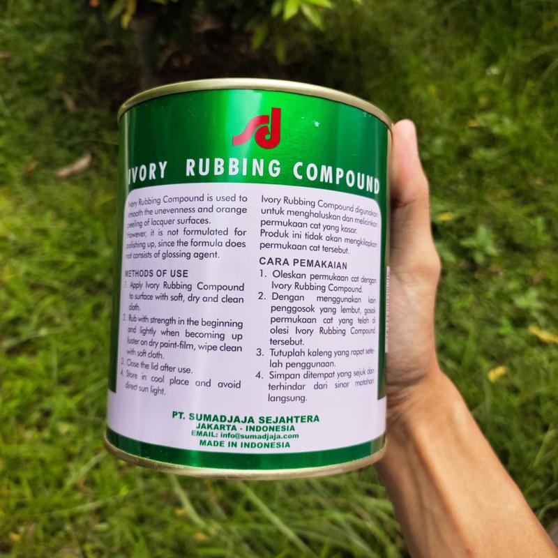 Kompon Putih IVORY Rubbing Compound 1 Kg - Kumpon Kendaraan Pasta Poles ...