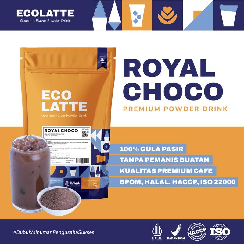 Ecolatte Royal Choco 1Kg Bubuk Serbuk Minuman Powder Drink Aneka - Shop ...
