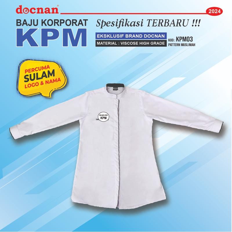 Baju Korporat KPM Muslimah DOCNAN - Viscose High Grade - TikTok Shop Malaysia