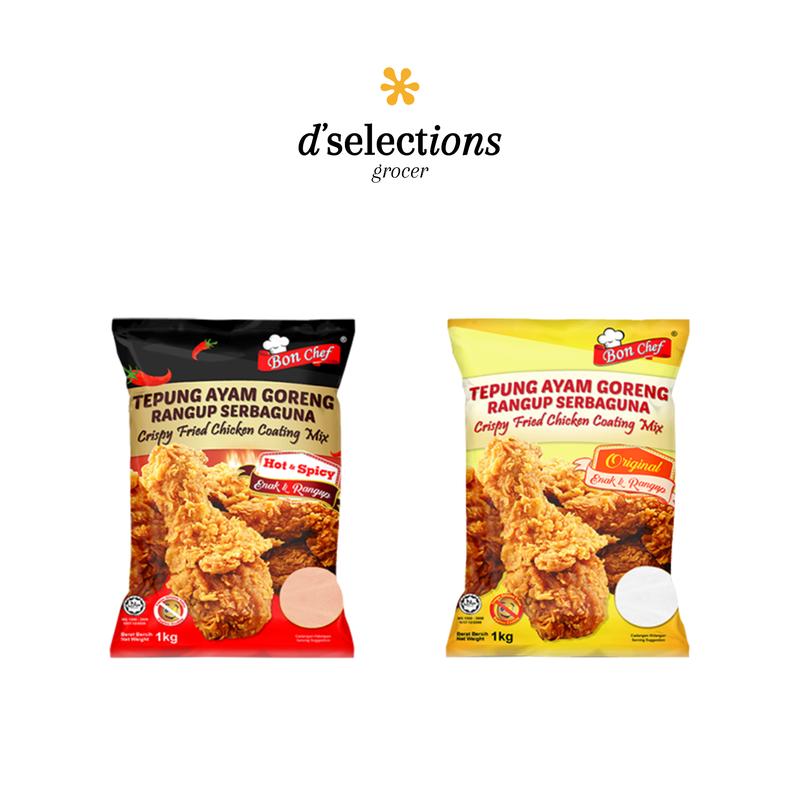 Bon Chef Tepung Ayam Goreng 1kg (Hot&Spicy & Origina) - TikTok Shop ...