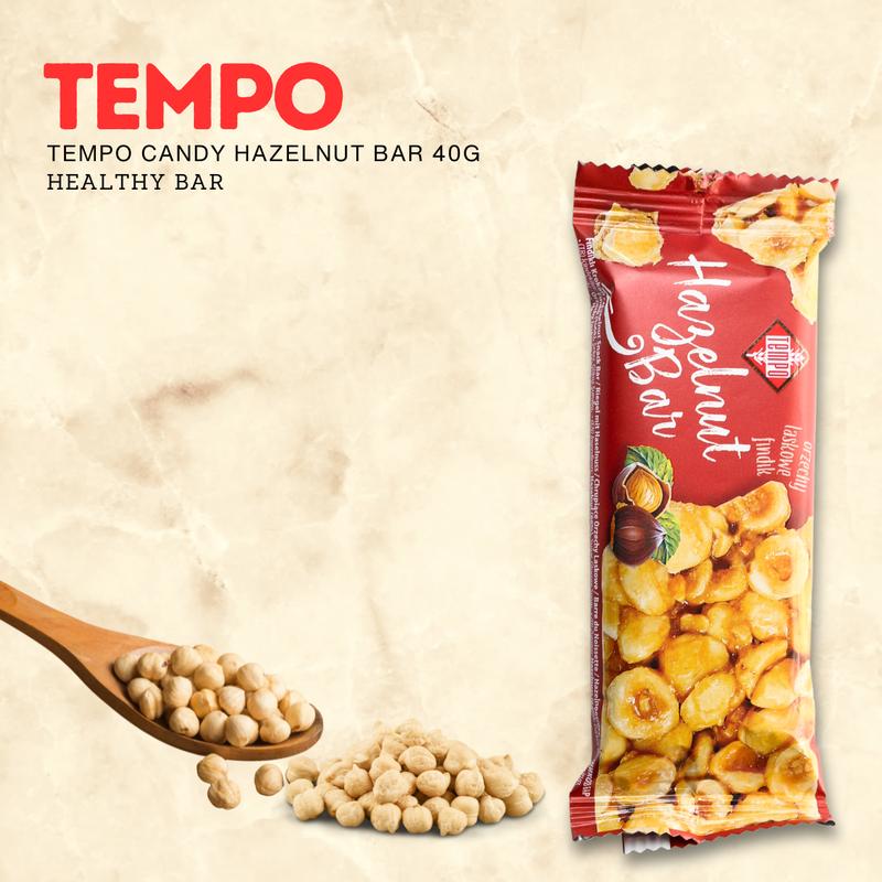 TEMPO CANDY Hazelnut Snack Bar 40g - Healthy bar - Gluten free - TikTok ...