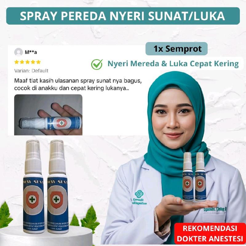 Terlaris !! SPRAY NYERI SUNAT untuk Mengatasi Nyeri Luka Sunat - Shop ...