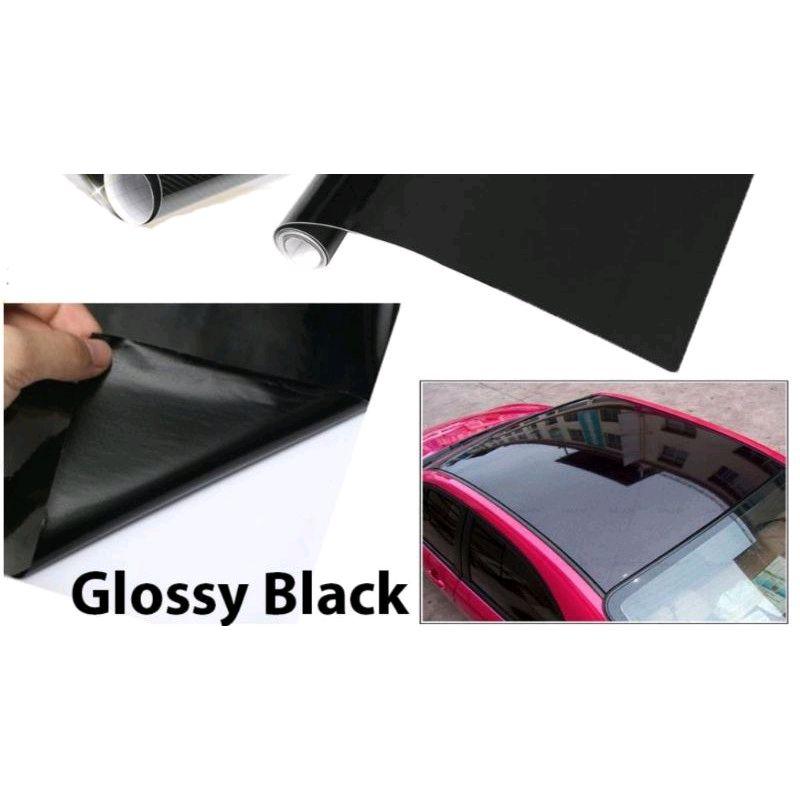 Matte Black/Glossy Black Car Motor Wrap Vinly Film Sticker 2 - TikTok ...