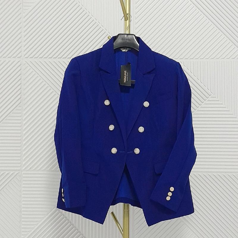 blazer biru wanita/blazer wanita formal jas wanita korea kekinian/jas - Shop | Tokopedia