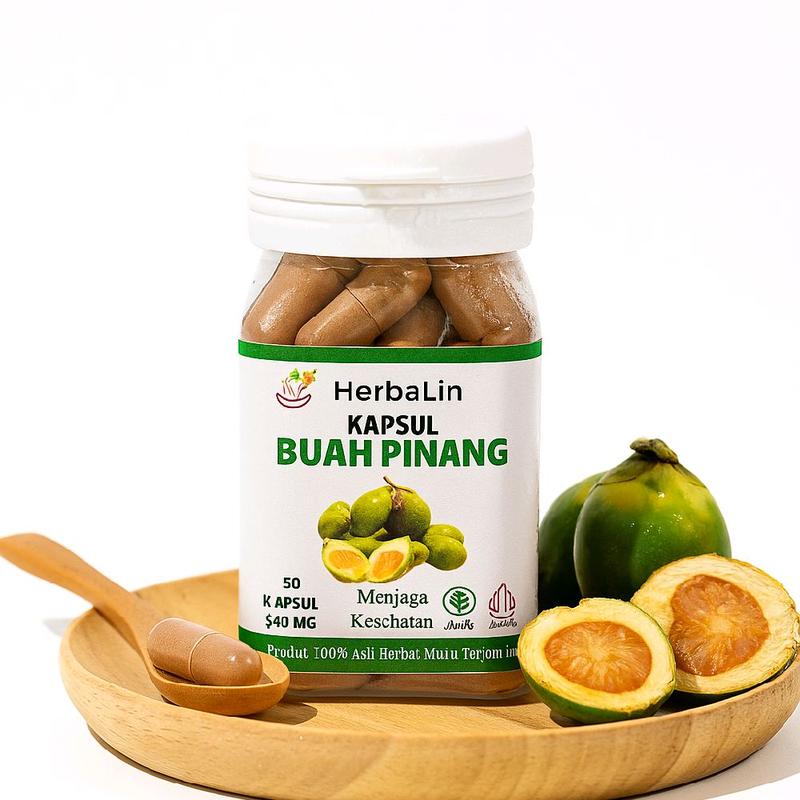 HerbaLin Kapsul Herbal Buah Pinang Isi 50 Kapsul 500 MG - Shop | Tokopedia