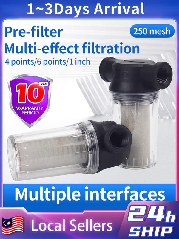 Water filter is suitable for water pipe size 1/2" 3/4" 1", filter ...