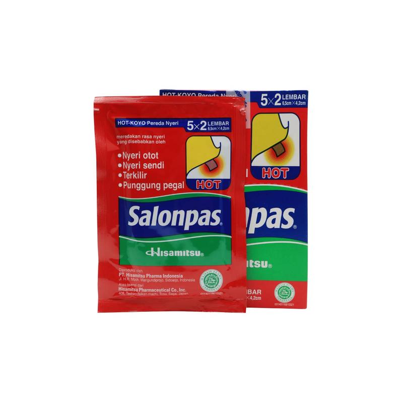 Salonpas Hot Koyo Sachet 10 Lembar - Shop | Tokopedia