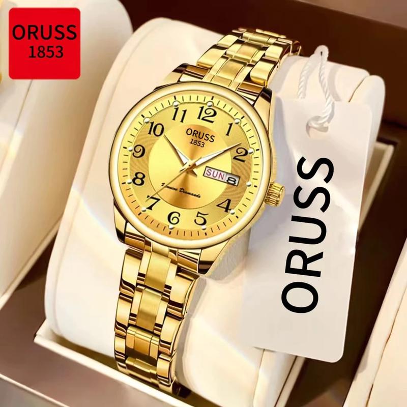 Jam Tangan Keluli Tahan Karat, ORUSS Asli, Kalendar Dwi, Rek - TikTok ...