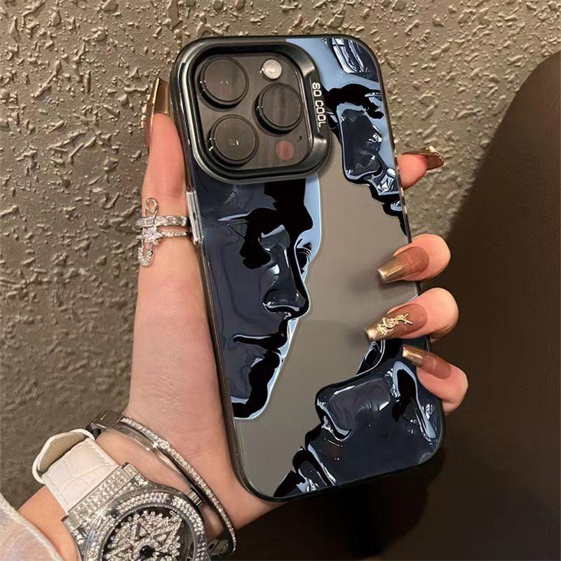 Trendy Art Statue Suitable for Phone Case for iPhone 15Pro/14/13/12 ...