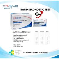Jual Onehealth Multi Drug Test Device / Alat Test Narkoba - 3 Parameter ...