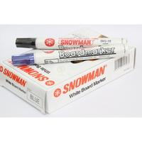Jual (1 LUSIN / 12 PCS) Spidol Whiteboard Snowman BG-12 ORIGINAL ...