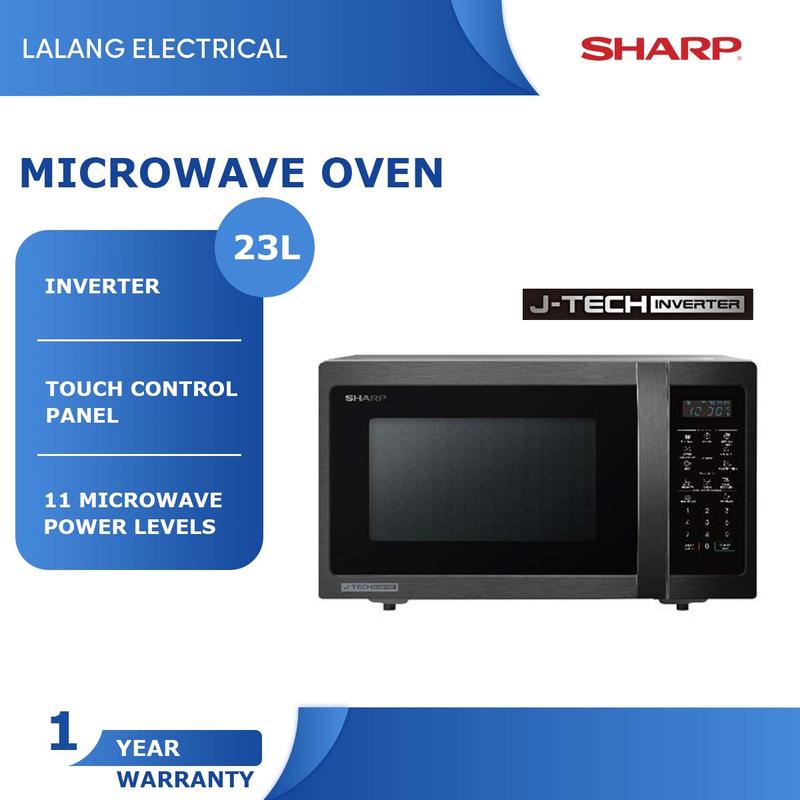 Sharp Microwave Oven 23L with J-Tech Inverter R259EBS - TikTok Shop ...