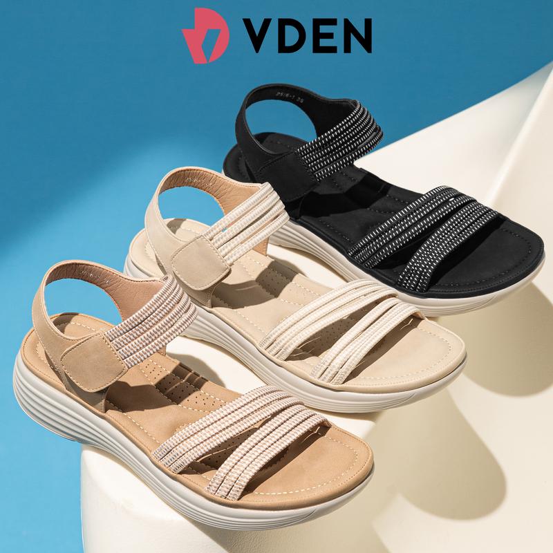VDEN Women's Sandals Summer Lace-Up Elegant And Comfortable 1.5INCH/3 ...