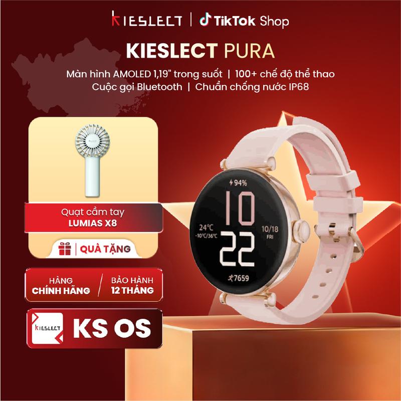 [NEW] Đồng hồ thông minh nữ Kieslect Pura I Nghe gọi bluetooth - TikTok Shop Vietnam