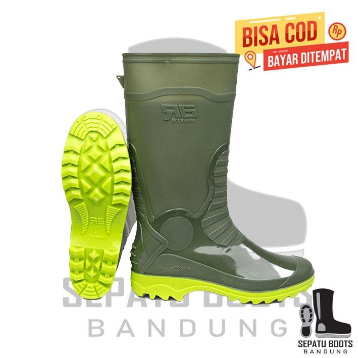 Sepatu Boot Tinggi ARDILES BACKHOE Hijau Neon AR Boots Karet - Shop ...