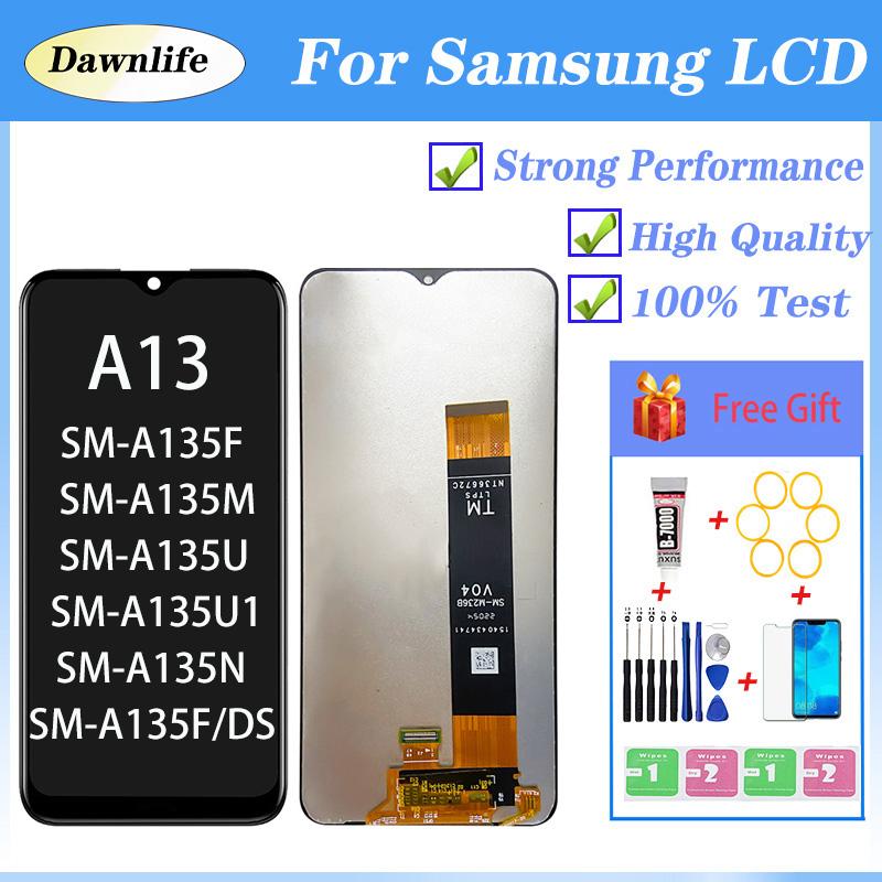 Original 100% Tested For Samsung Galaxy A13 4G LCD A135 Display Touch ...