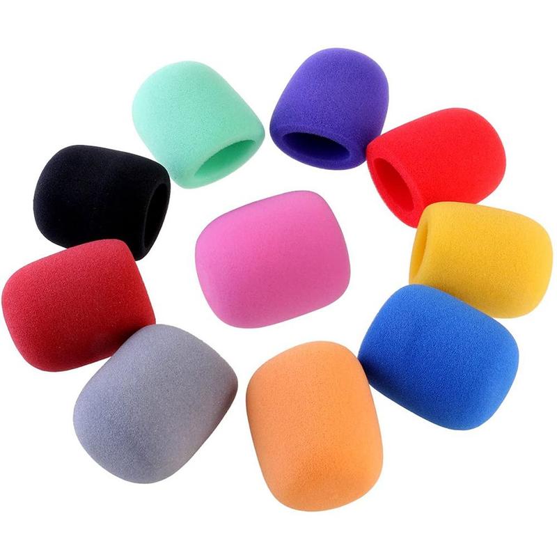 Colorful Sponge Soft Cover Protective Microphone Cap - TikTok Shop ...