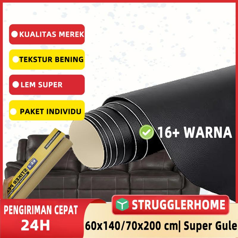 [STRUGGLERHOME】Plastik kulitSuper kulit Lychee PVC kain kulitpelapis ...
