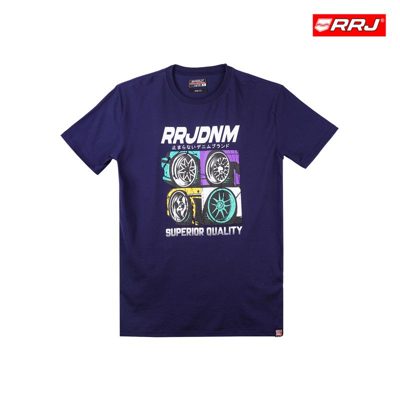 RRJ Men's Basic Tees Semibody Fitting CVC Jersey Fabric 154306-U ...