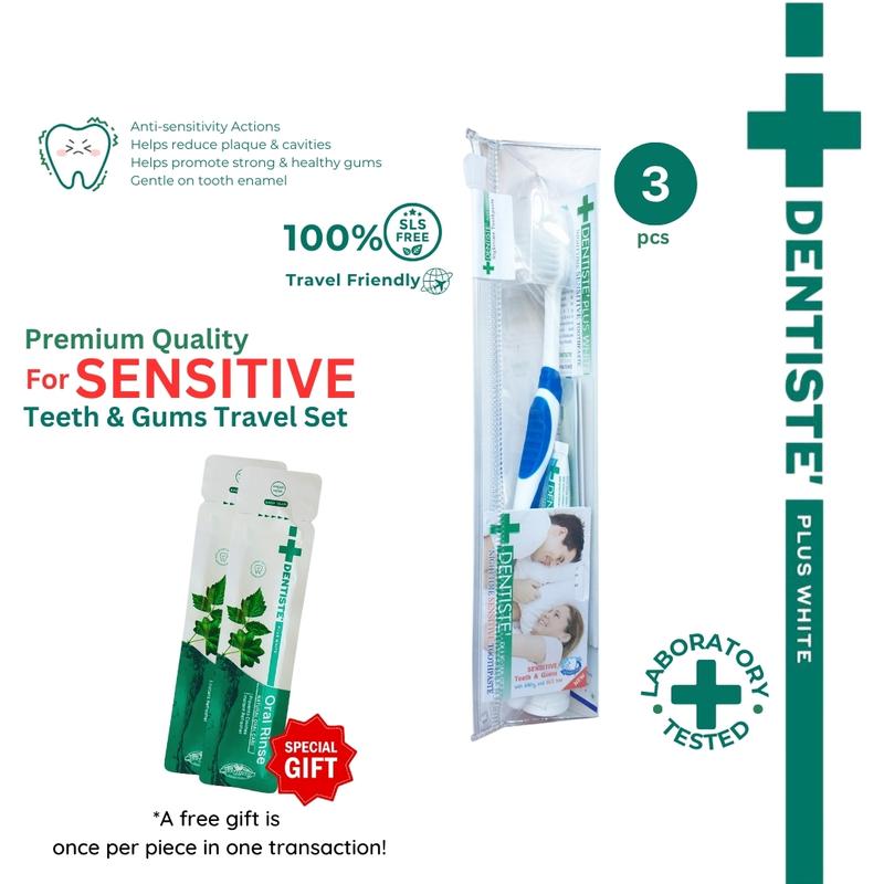 Dentiste Sensitive Travel Set 20g + Free Oral Sachet - TikTok Shop ...