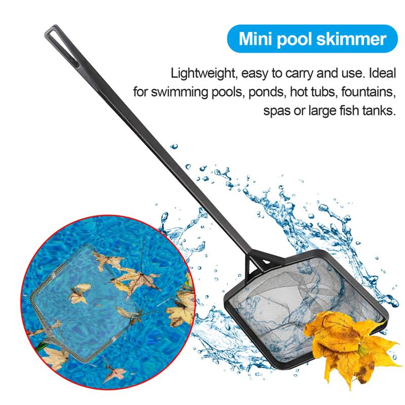 Mini pool skimmer, pool net, fine mesh skimmer for flying over - TikTok ...