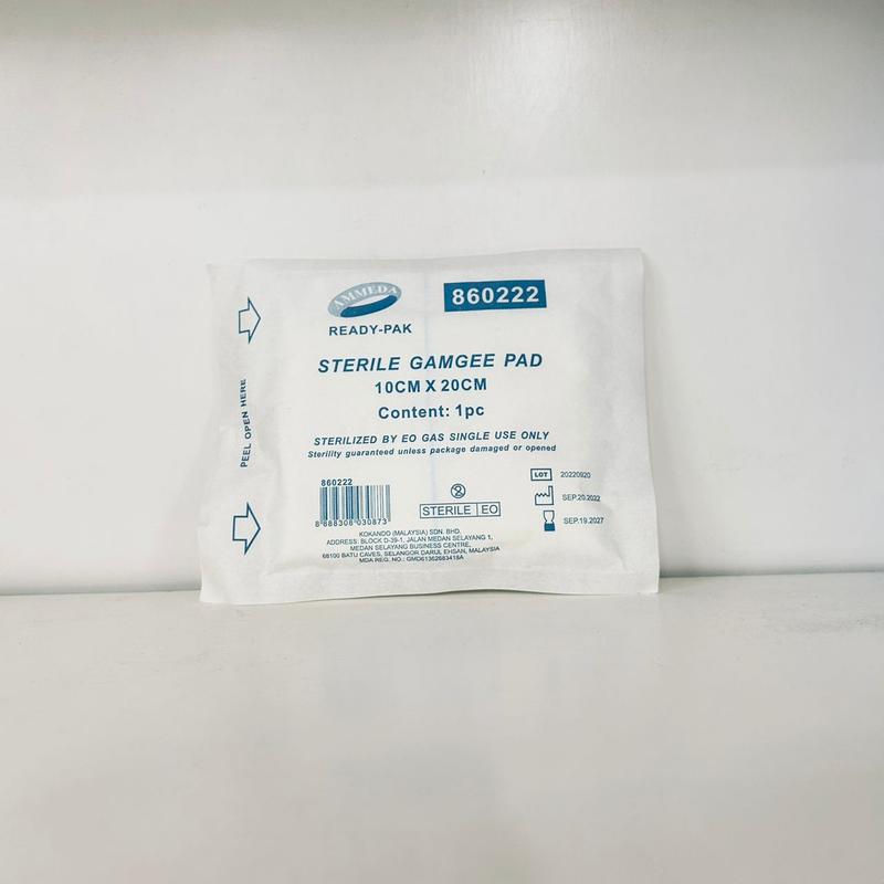 AMMEDA STERILE GAMGEE PAD 10CM X 20CM 1PC - TikTok Shop Malaysia