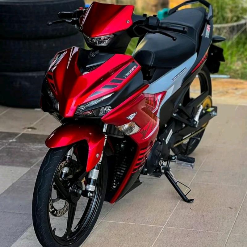 Y16 V1 V2 COVER SET MERAH PURBA TAMPAL SIAP STICKER - TikTok Shop Malaysia