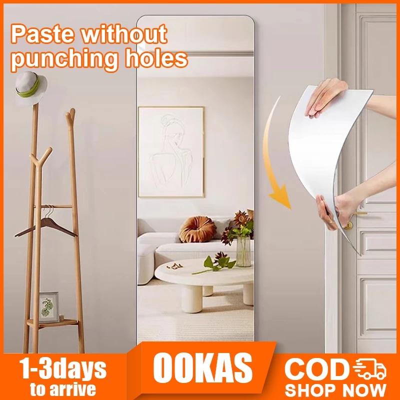 【Full-length mirror】COD Acrylic HD Mirror Wall Sticker Acrylic - TikTok ...