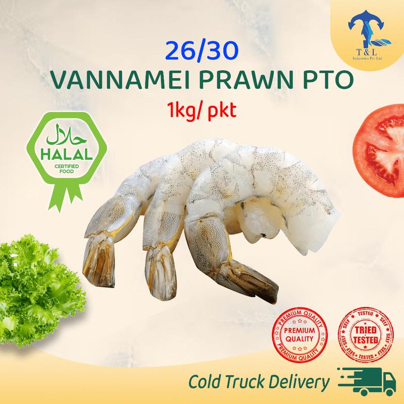 Halal VANNAMEI PRAWN PTO 26/30 (1kg/pkt) - TikTok Shop Singapore