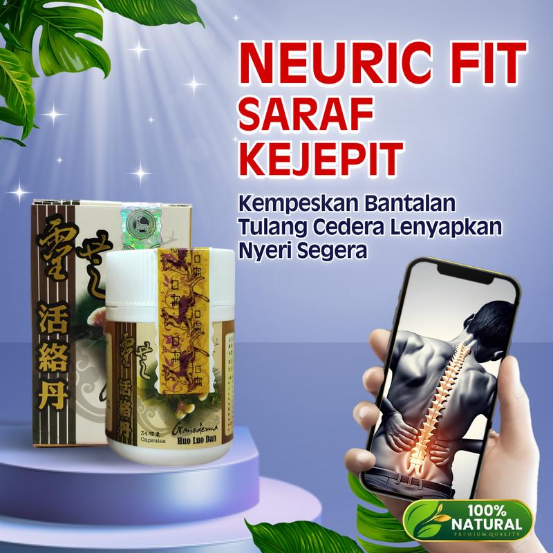 NEURIC FIT Huo Luo Dan - SOLUSI TULANG PUNGGUNG KEMBALI FIT, - Shop | Tokopedia