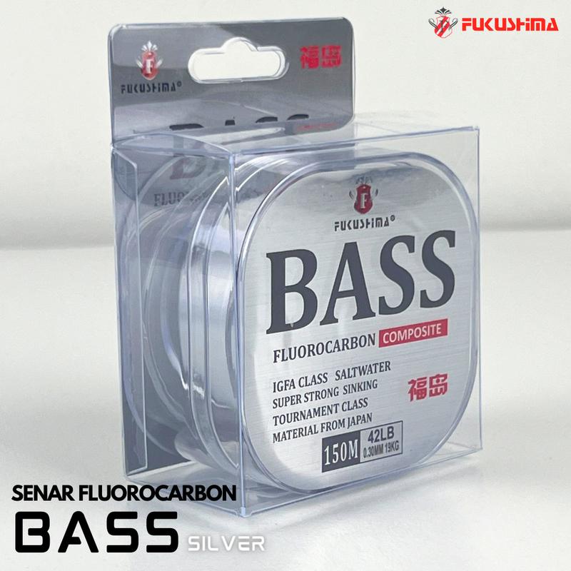 Senar Pancing 150 Meter Bass Silver Warna Bening Fluorocarbo - Shop ...