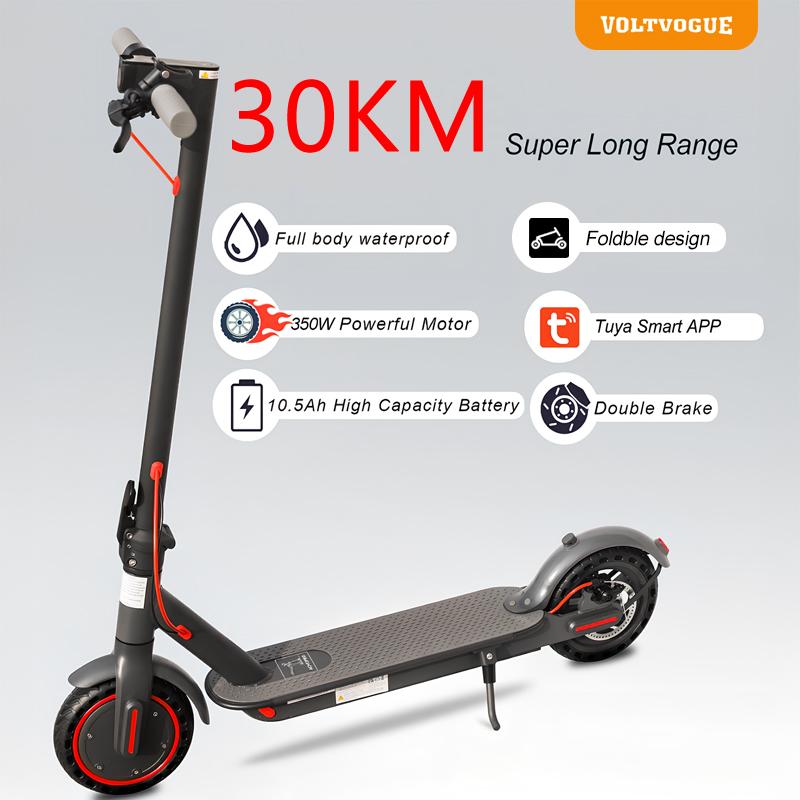 LADPED LP60 Electric Scooter - 8.5" Solid Tires, 350W Motor Up - TikTok ...