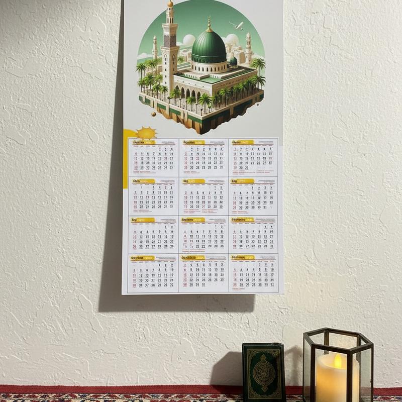 Kalender 2026 Islami Bahan Kayu Tebal MDF Terlaris No 1 Harga Termurah ...
