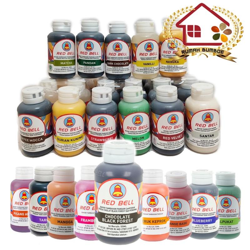 (6 pcs x 55ml) REDBELL PASTA Aneka Varian Rasa (PERISA & PEWARNA ...