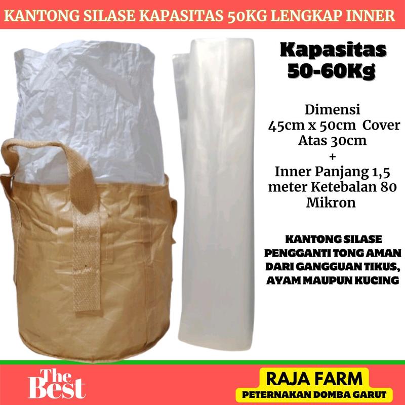 Kantong Silase/Permentasi Pengganti Tong Kapasitas 50-60Kg Lengkap ...