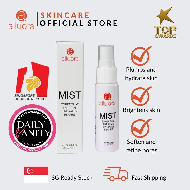 Alluora Travel Size MIST Toner (30ml) Plumps and Hydrates Skin ...